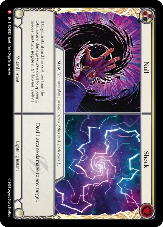 LGS336-CF Null||Shock Card - Flesh and Blood TCG LGS336-CF Null||Shock Card - Flesh and Blood TCG